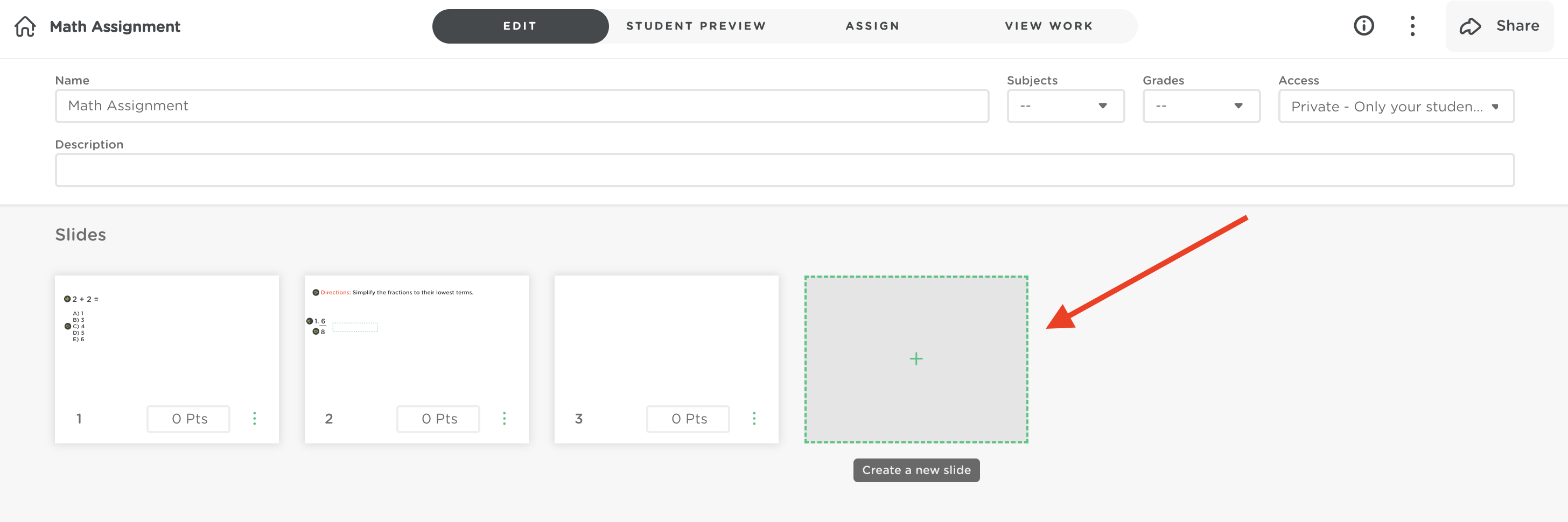 Slides – Classkick Support