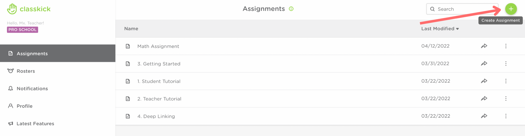 Create an Assignment – Classkick Support